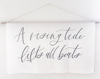Calligraphy banner | Etsy
