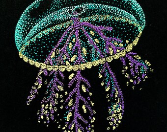 Pointillism turtle | Etsy