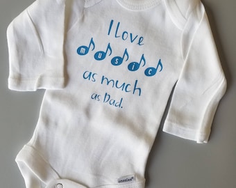 Music baby clothes | Etsy