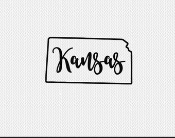 Kansas state svg | Etsy