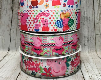 Peppa pig ribbon | Etsy
