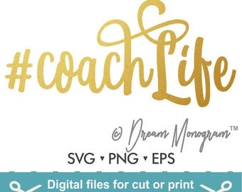 Coach svg | Etsy