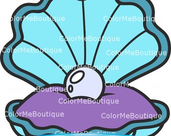 Sea shell clipart | Etsy