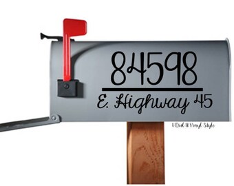 Mailbox stickers | Etsy