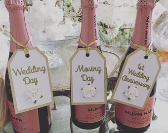 Champagne tags | Etsy