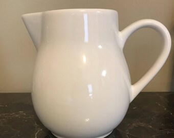 White pitcher | Etsy