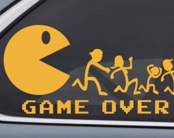 Pacman stickers | Etsy