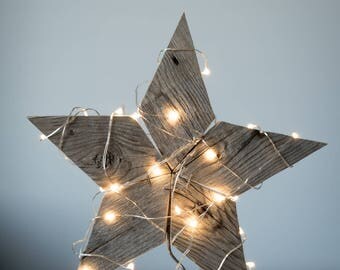 Rustic tree topper | Etsy