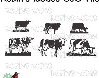Dairy cow svg | Etsy