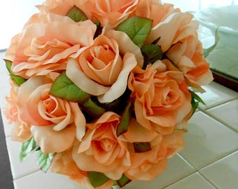 Peach roses | Etsy