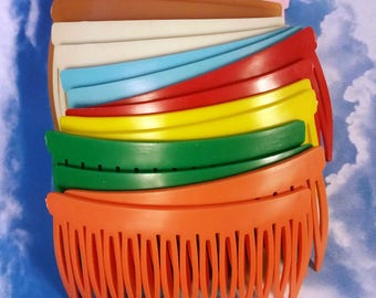 Colorful hair comb | Etsy