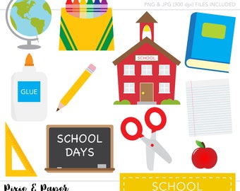 School clip art | Etsy
