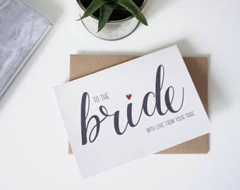 Bride to be card | Etsy