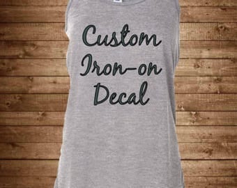 Iron on decal | Etsy