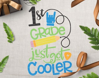 1st grade svg | Etsy