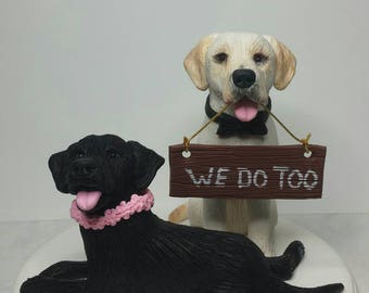 Labrador cake topper | Etsy