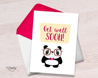 Get well soon card | Etsy