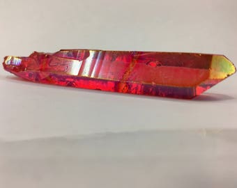 Ruby aura quartz | Etsy