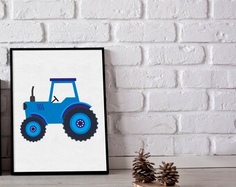 Tractor wall art | Etsy