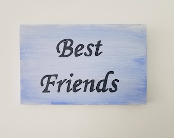 Best friend art | Etsy