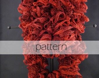 Ruffle scarf pattern | Etsy