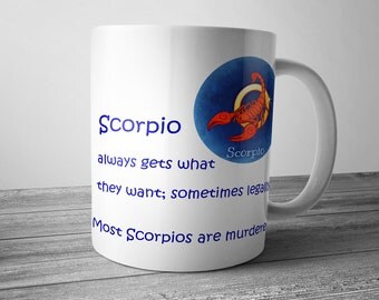 Scorpio mug | Etsy