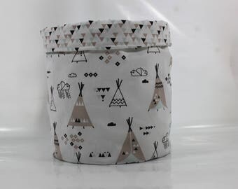 Teepee Pattern for Chevron Fabrics or fabrics with large