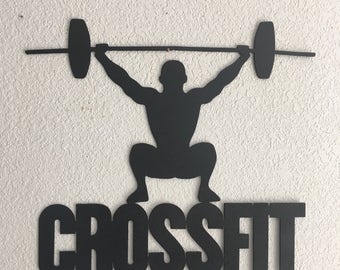 Crossfit wall art | Etsy