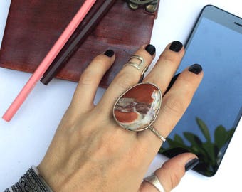 Big stone rings | Etsy
