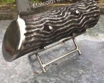 The welded log Art 316L by PolishedArt316L on Etsy
