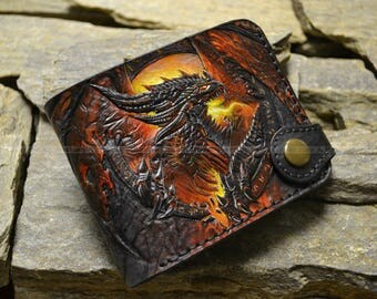 Dragon wallet | Etsy