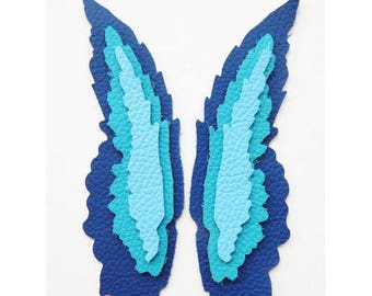 Large Custom Leather Wings