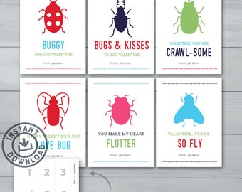 Love Bug Valentine's Day Cards Love Bug Jar Valentine