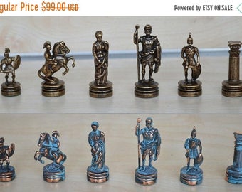 Roman chess set | Etsy