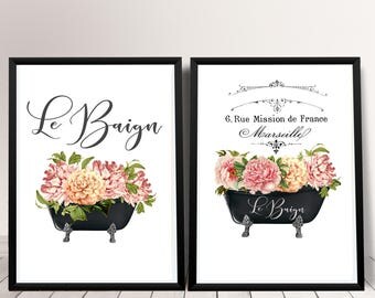 Bathroom art | Etsy