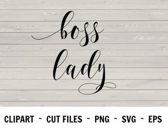 Boss lady svg | Etsy
