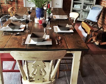 Rustic dining table | Etsy