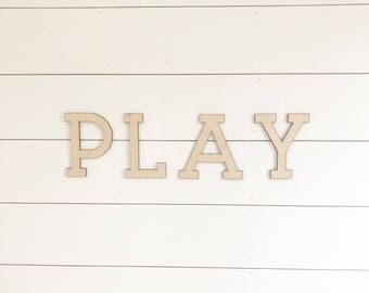Play letters | Etsy