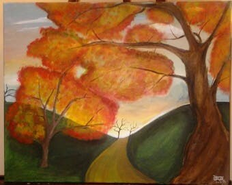 Autumn scenery | Etsy