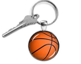 Basketball keychain | Etsy