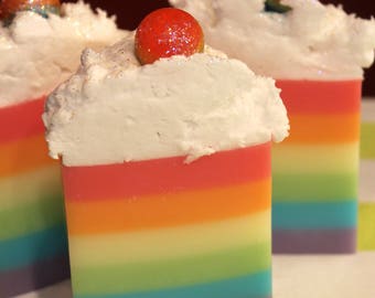 Rainbow soap | Etsy