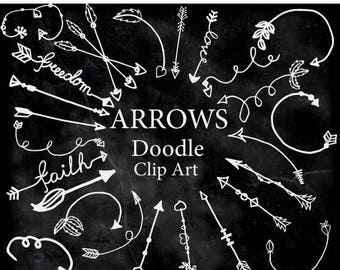 Doodle arrow | Etsy