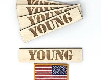 Military name tags | Etsy