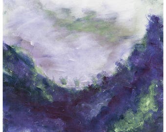 Indigo abstract | Etsy