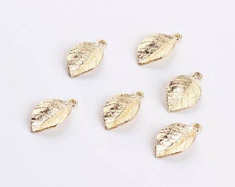 Gold leaf leaves | Etsy