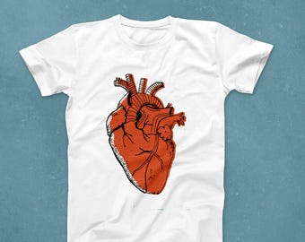 Heart t shirt | Etsy