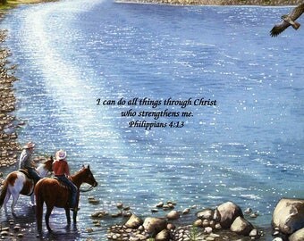 Horse scripture | Etsy