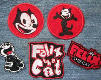 Felix the cat patch | Etsy