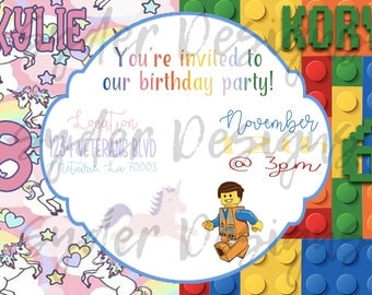 Split invitation | Etsy