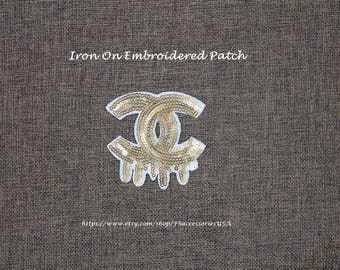 Chanel iron on patch | Etsy